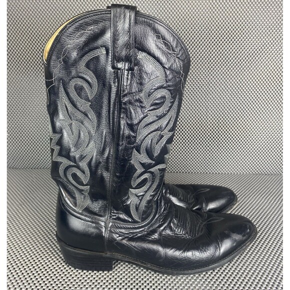 Dan Post | Shoes | Dan Post Cowboy Boots Mens 1 Black Leather ...